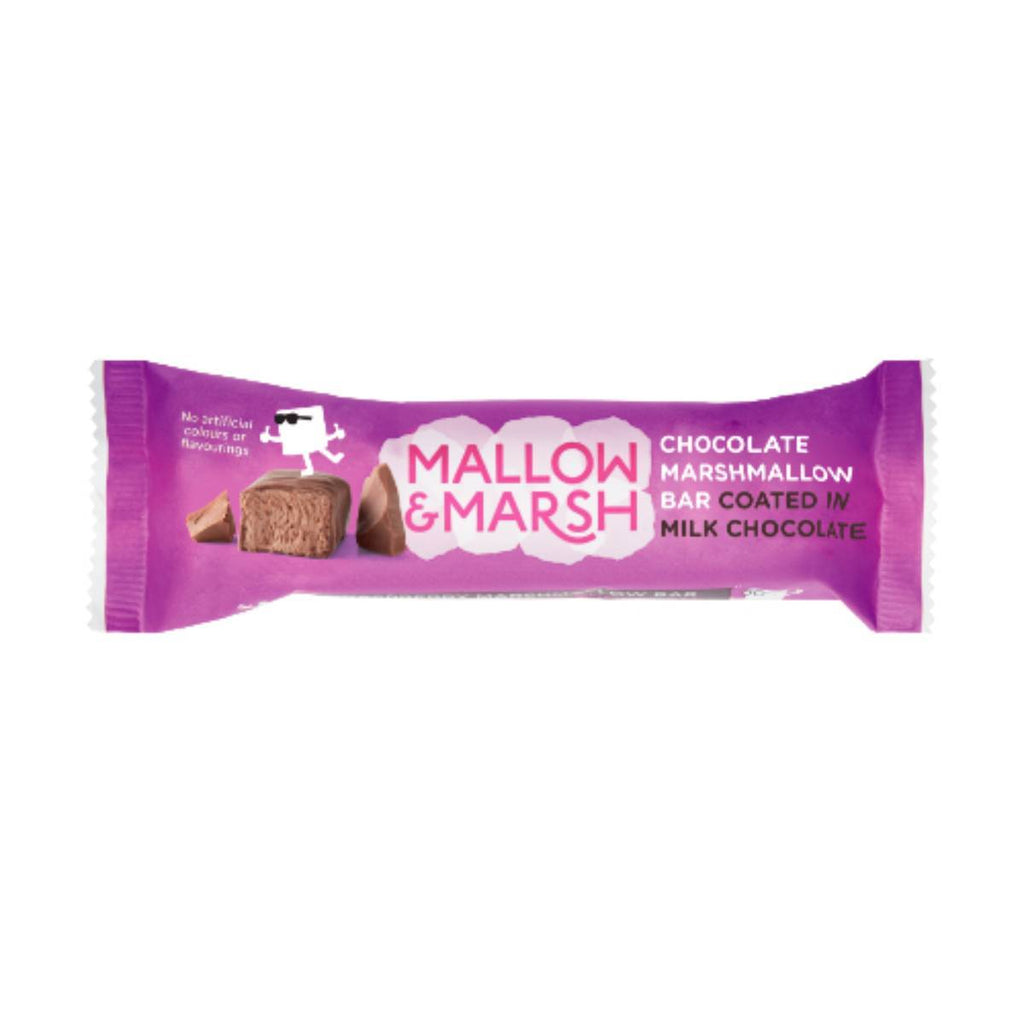 Mallow & Marsh Chocolate Marshmallow Bar 35g x 12 | Health Superstore